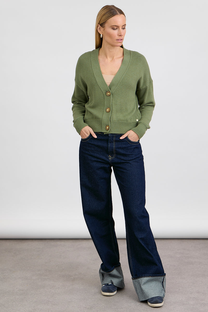 Shop Garments Maya Cotton Cardi - Mia Fratino